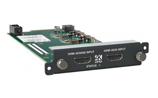 4K video input, output, streaming media input modules handle dual 1080 ...