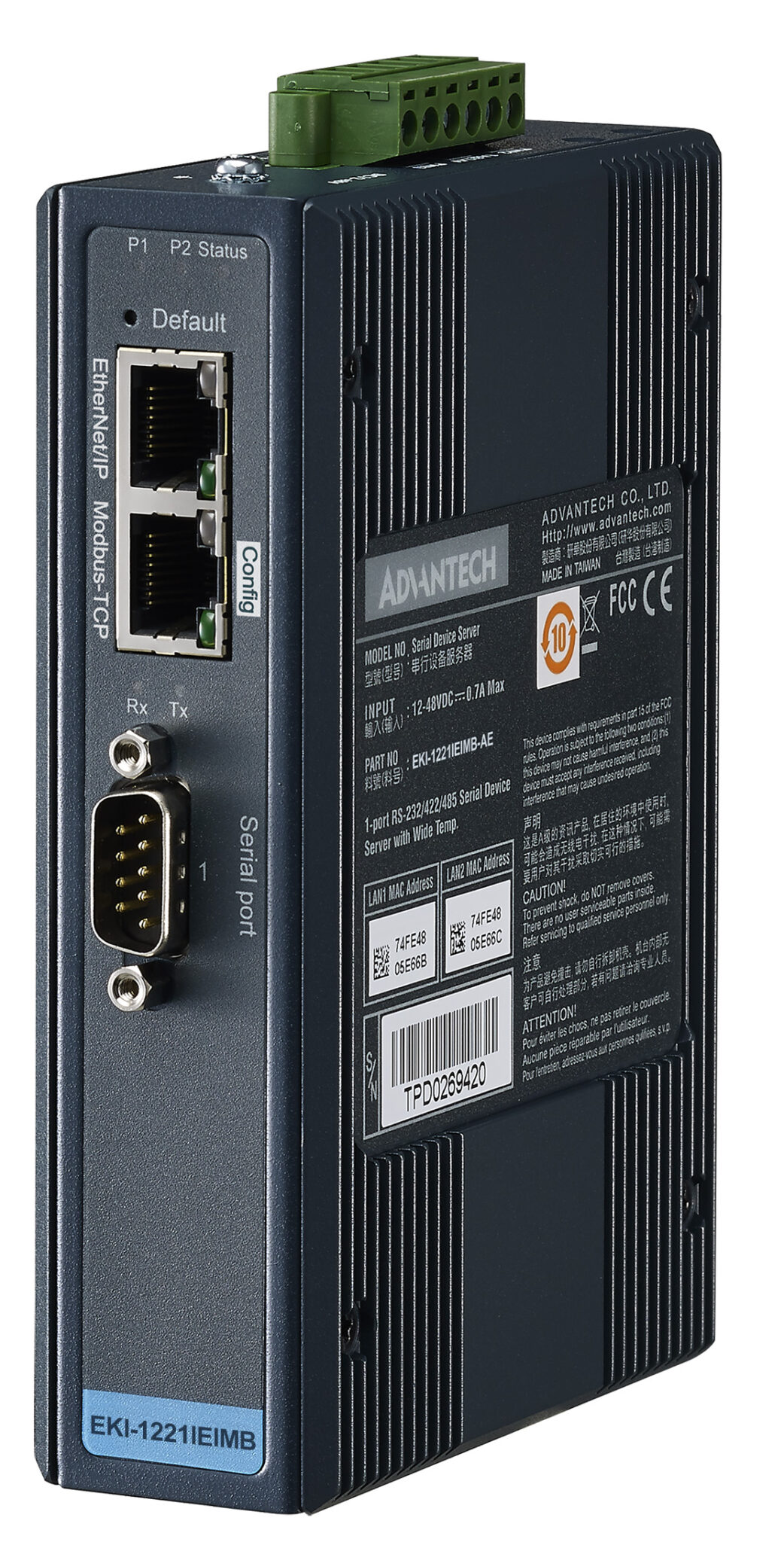 Protocol Gateway Devices Convert From Modbus Tcp To Ethernetip And Profinet 4407