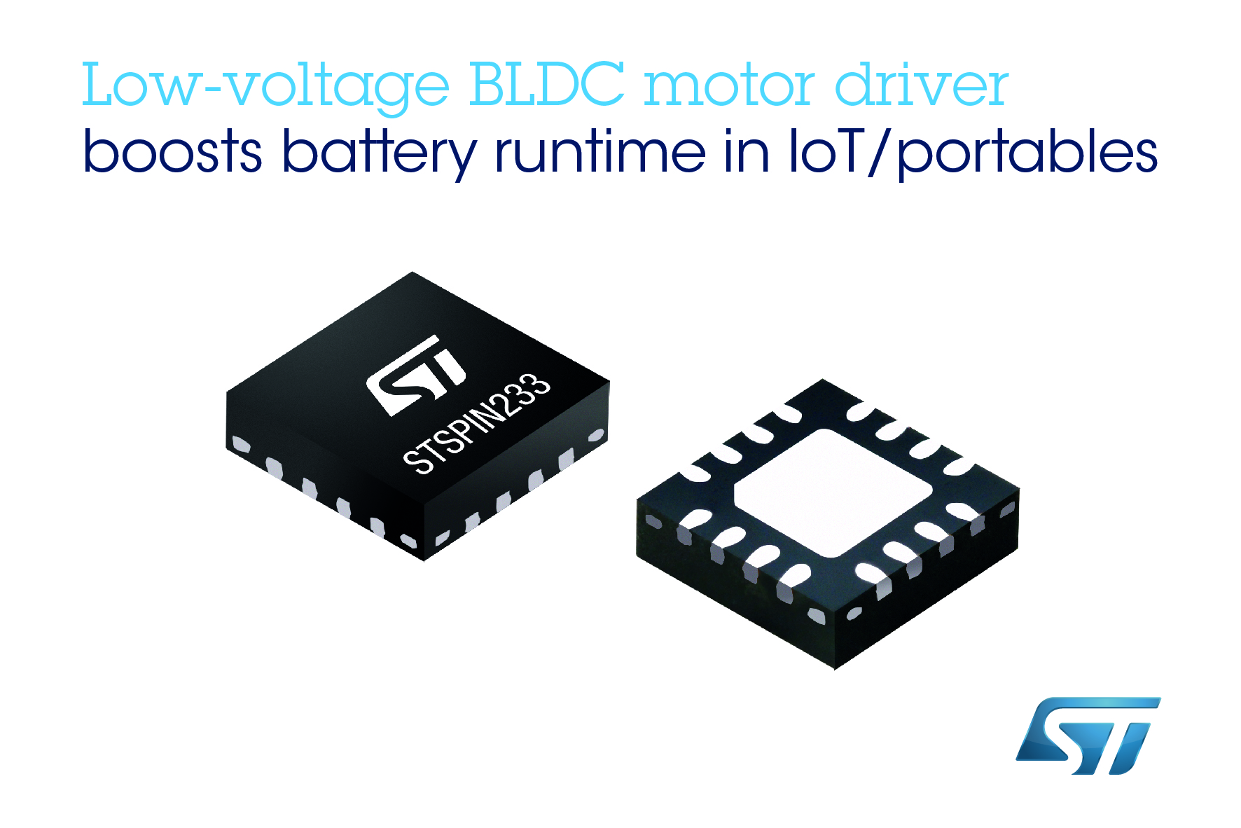 STMicroelectronics three-phase/three-sense BLDC driver