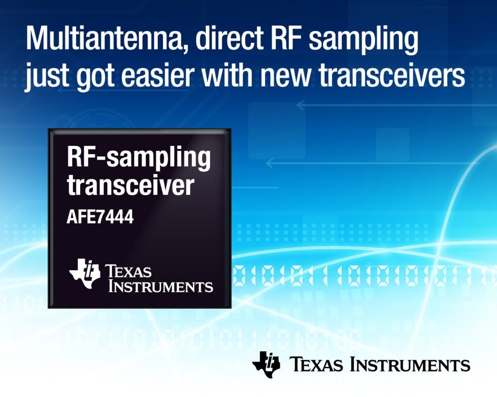 RF-sampling transceivers enable multiantenna wideband systems