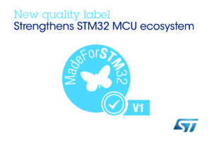 STM32 microcontroller third-party products can get approval labels