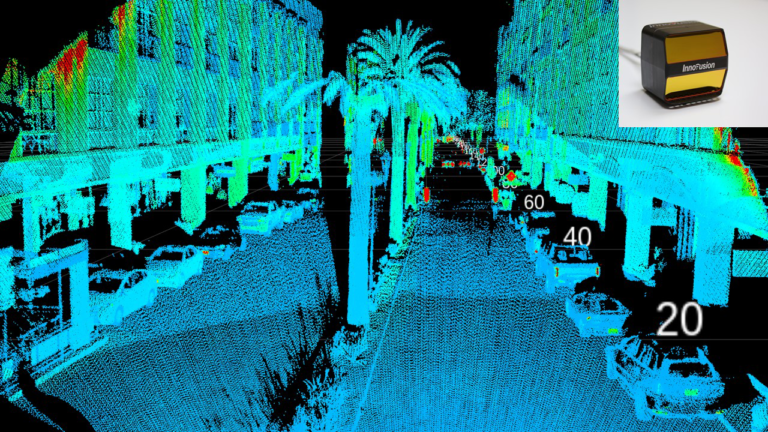 Autonomous vehicle sees with LiDAR eyes