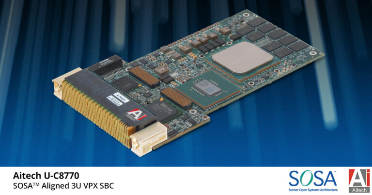 3U VPX SBC follow open systems architecture tech standard