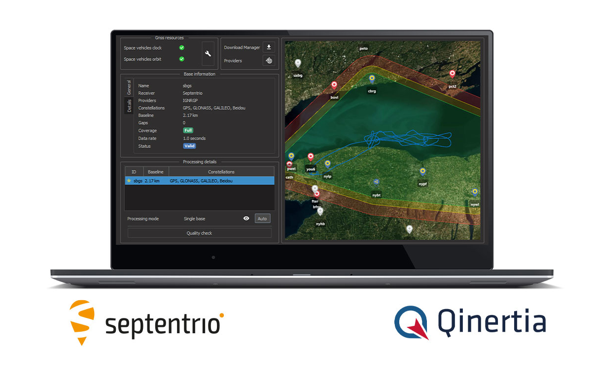 GNSS/INS software handles full mapping workflow